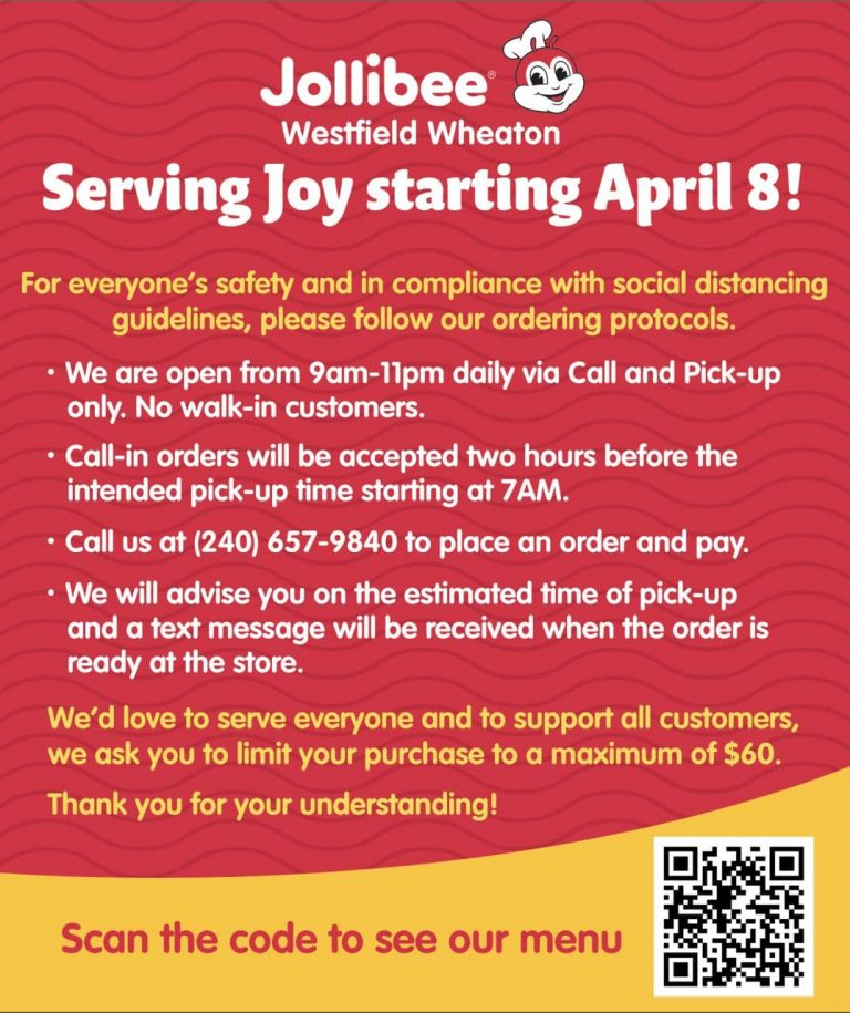 More Details About Jollibee Grand Opening - The MoCo Show