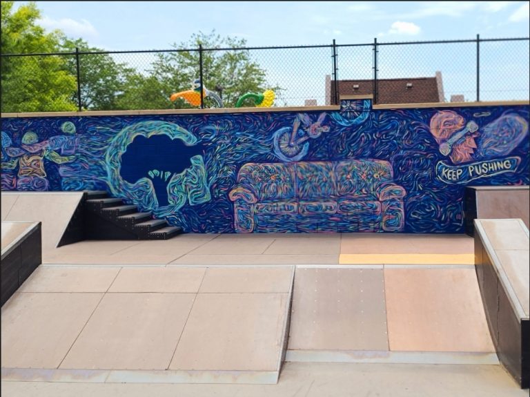 New Mural at Gaithersburg Skate Park - The MoCo Show