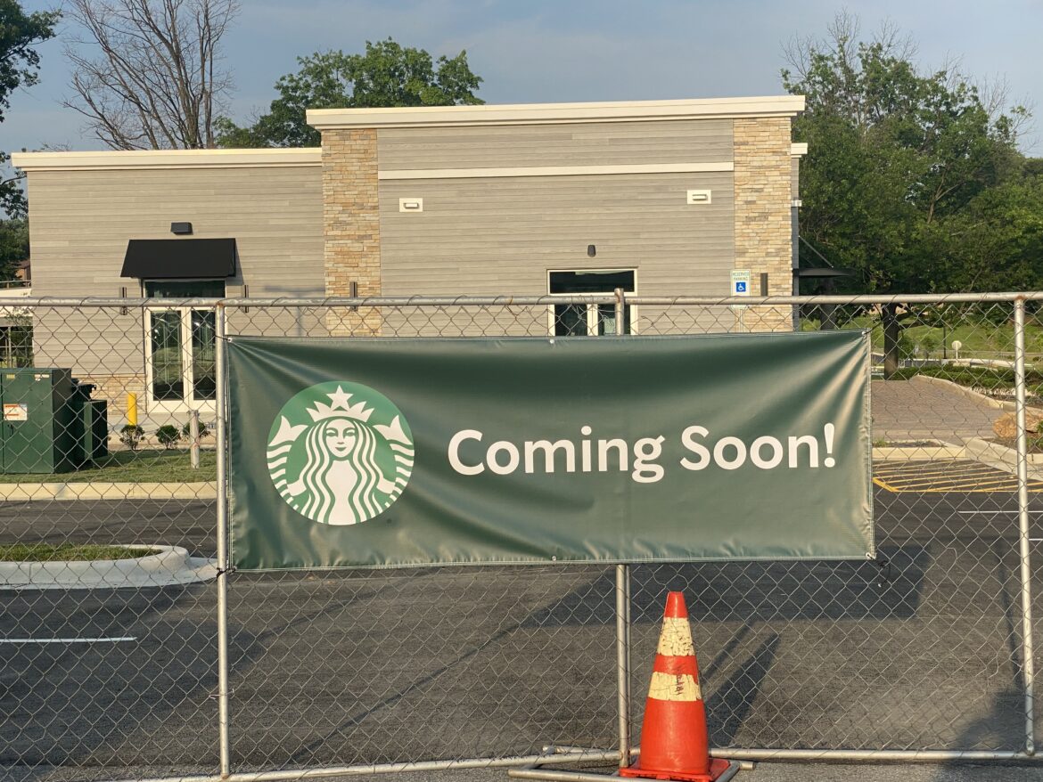 Coming Soon Signage Up at Montgomery Village Starbucks - The MoCo Show