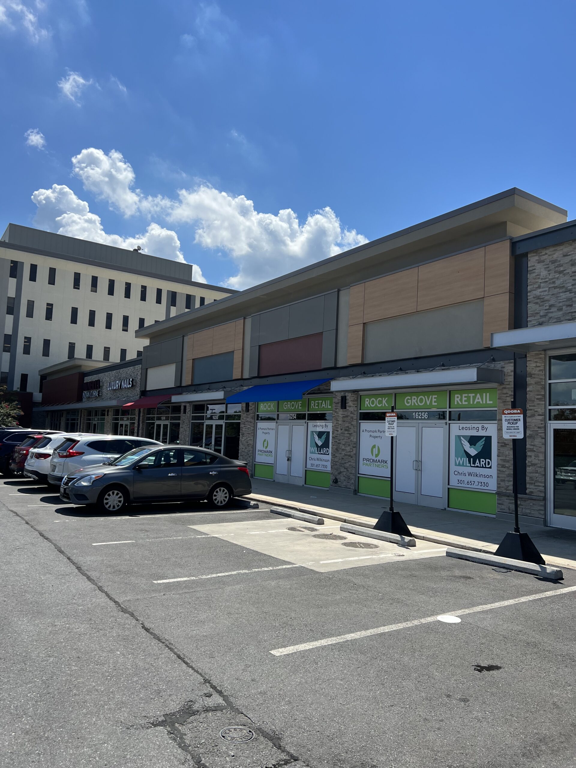 New Signage and Art at Recently Renovated Rock Grove Shopping Center on ...