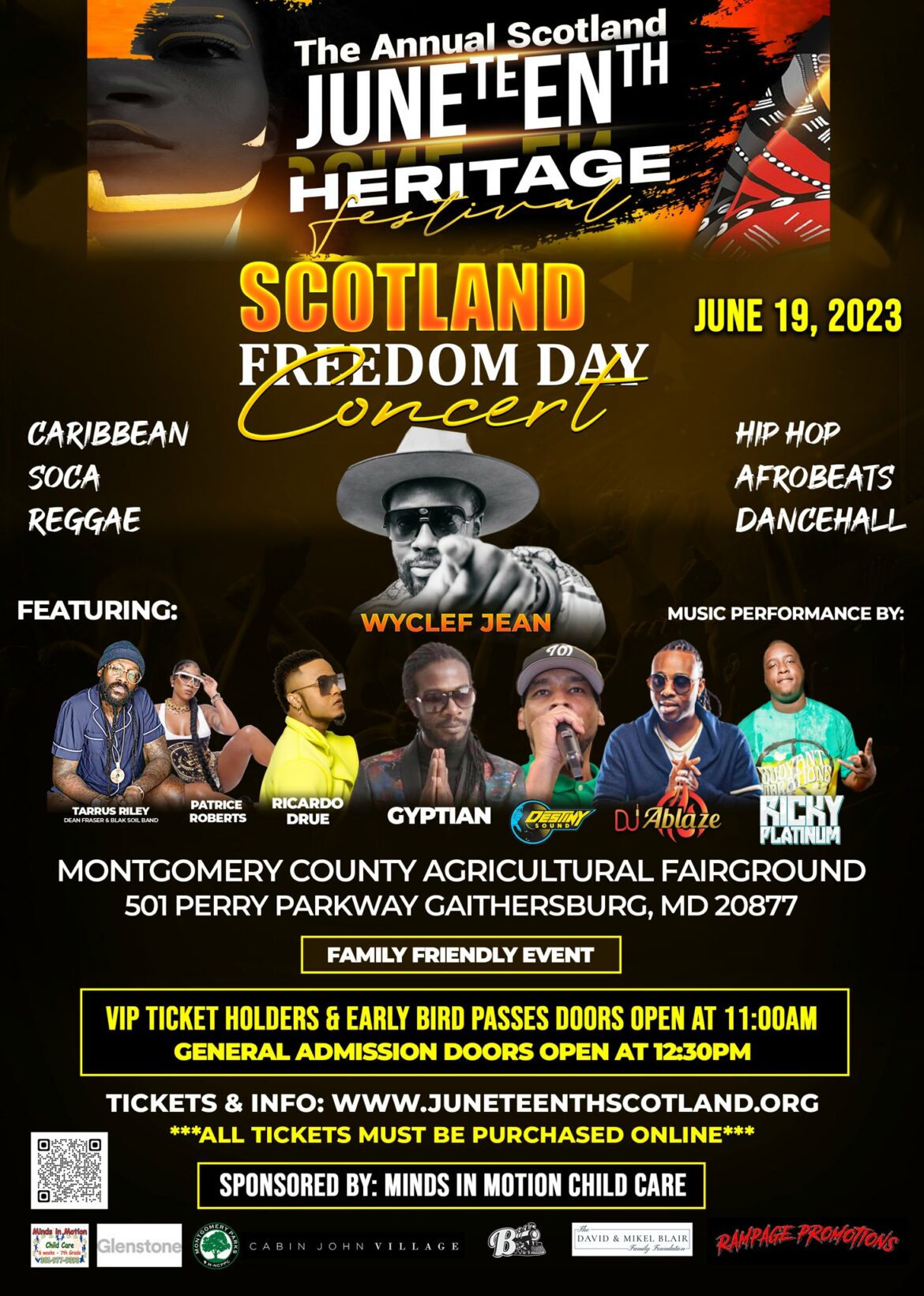 Wyclef Jean, Gyptian, and More Set to Perform at Scotland Freedom Day ...
