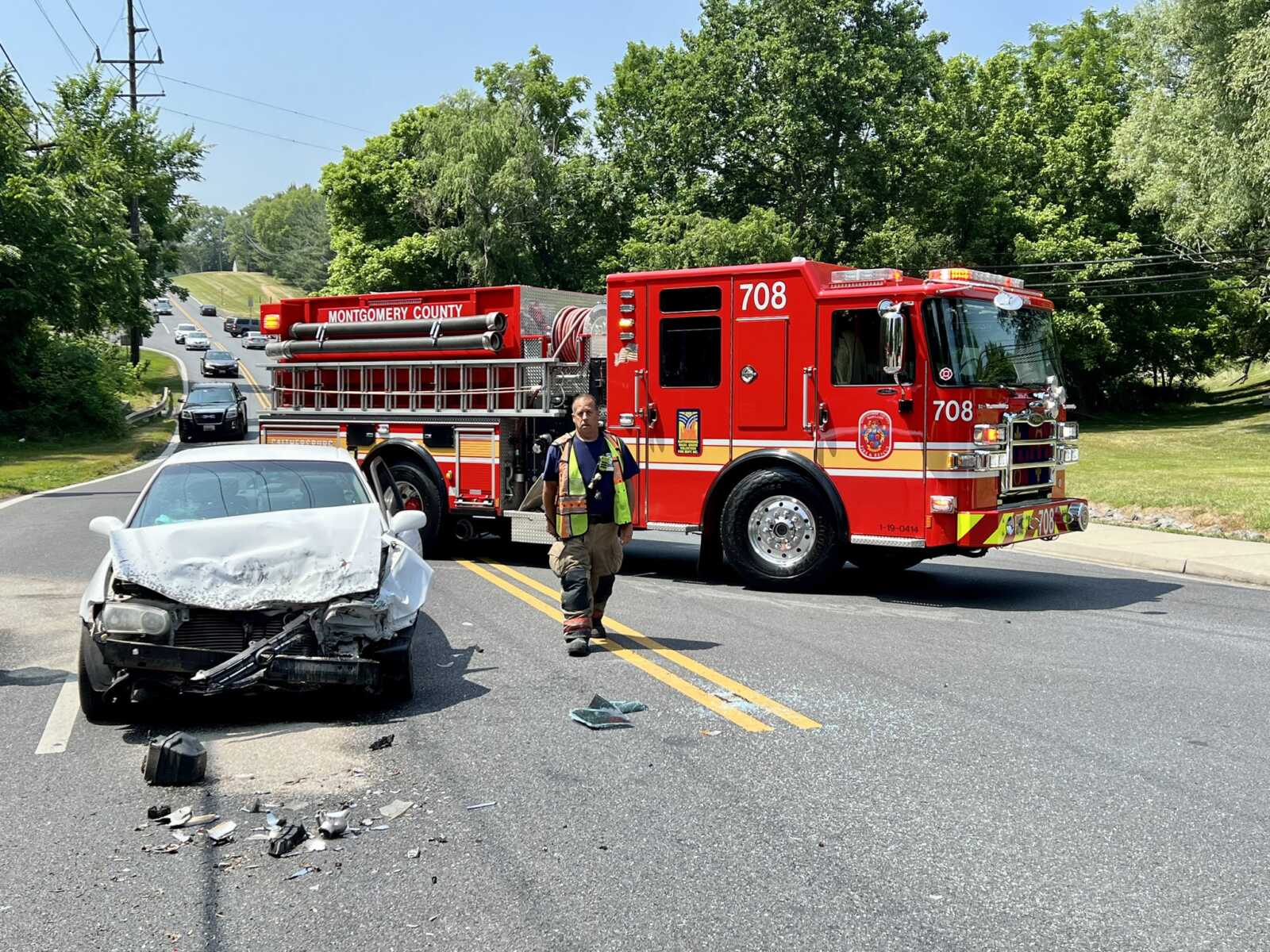 MCFRS Respond to Collision Sunday Morning - The MoCo Show