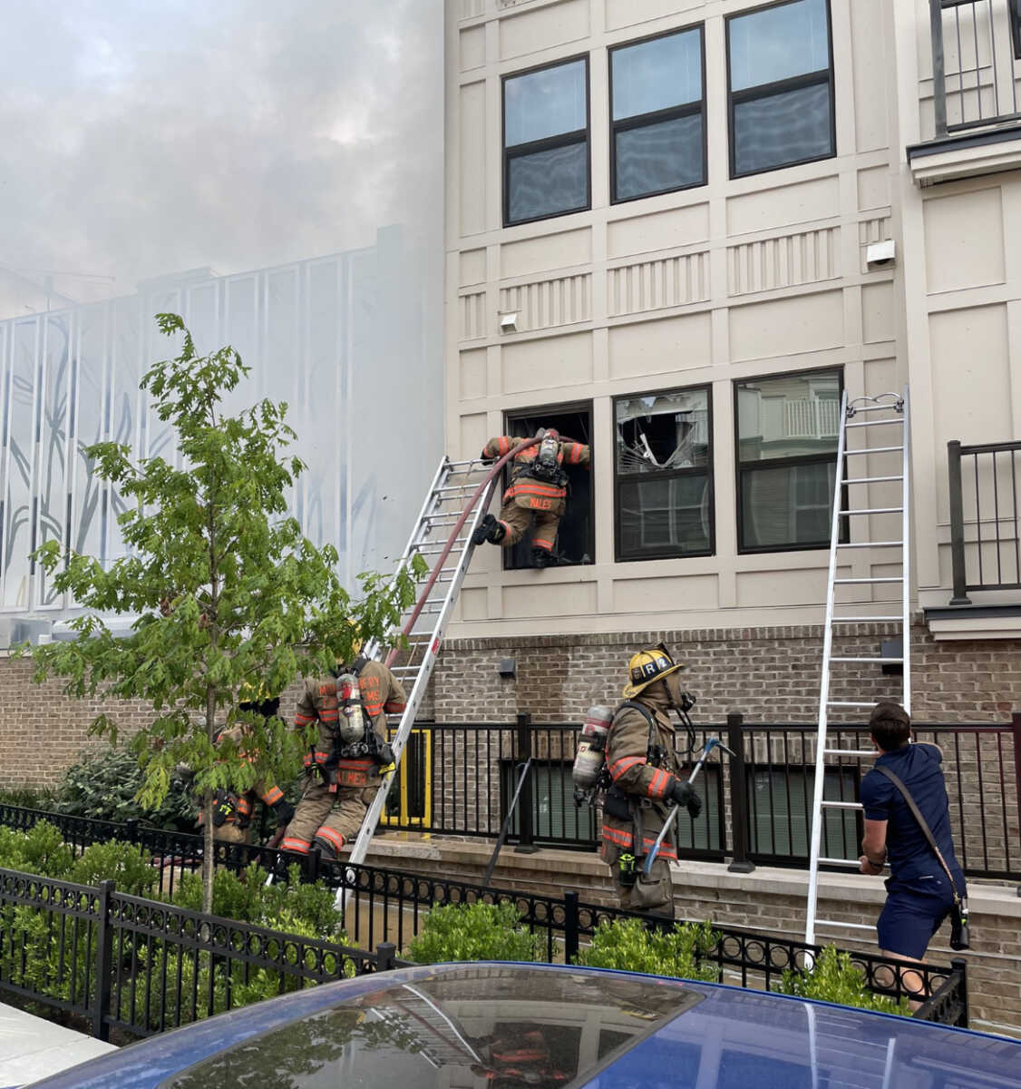 MCFRS Respond to Apartment Fire Friday - The MoCo Show