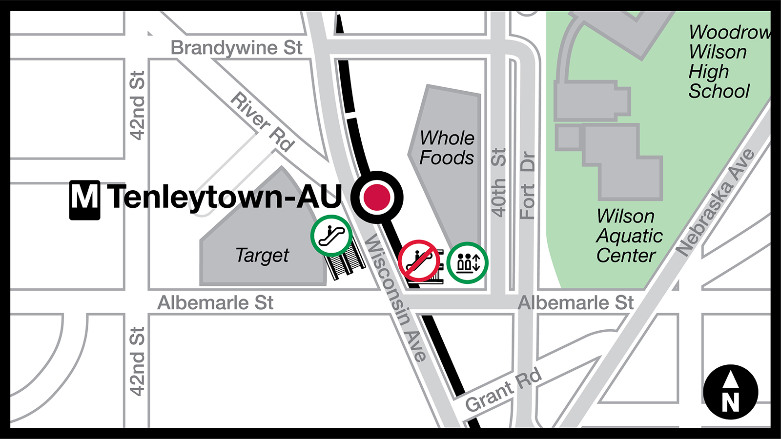 Metro: Tenleytown-AU Station east entrance to temporarily close - The ...