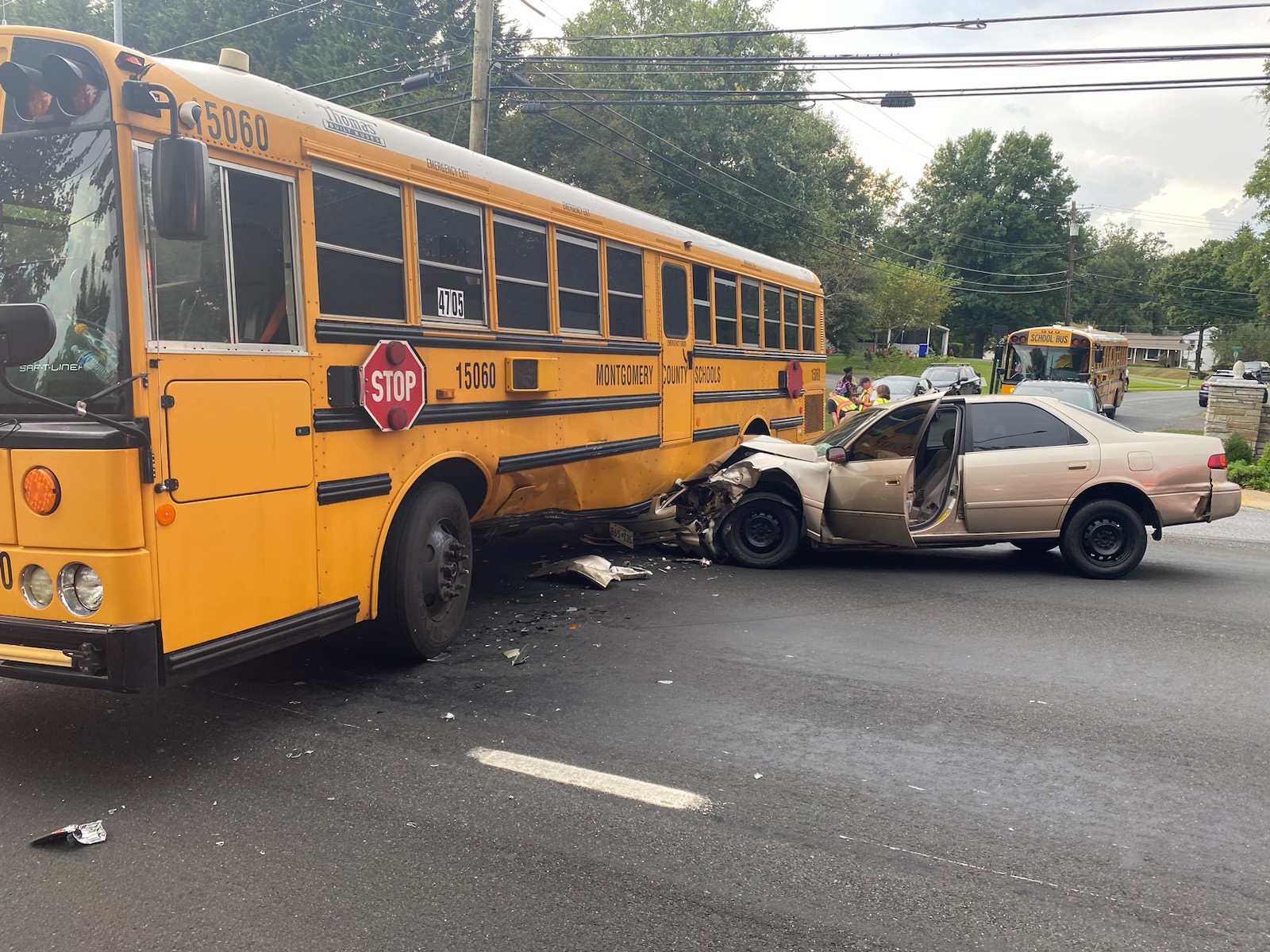 MCFRS Responds to Collision Involving School Bus Thursday Afternoon ...