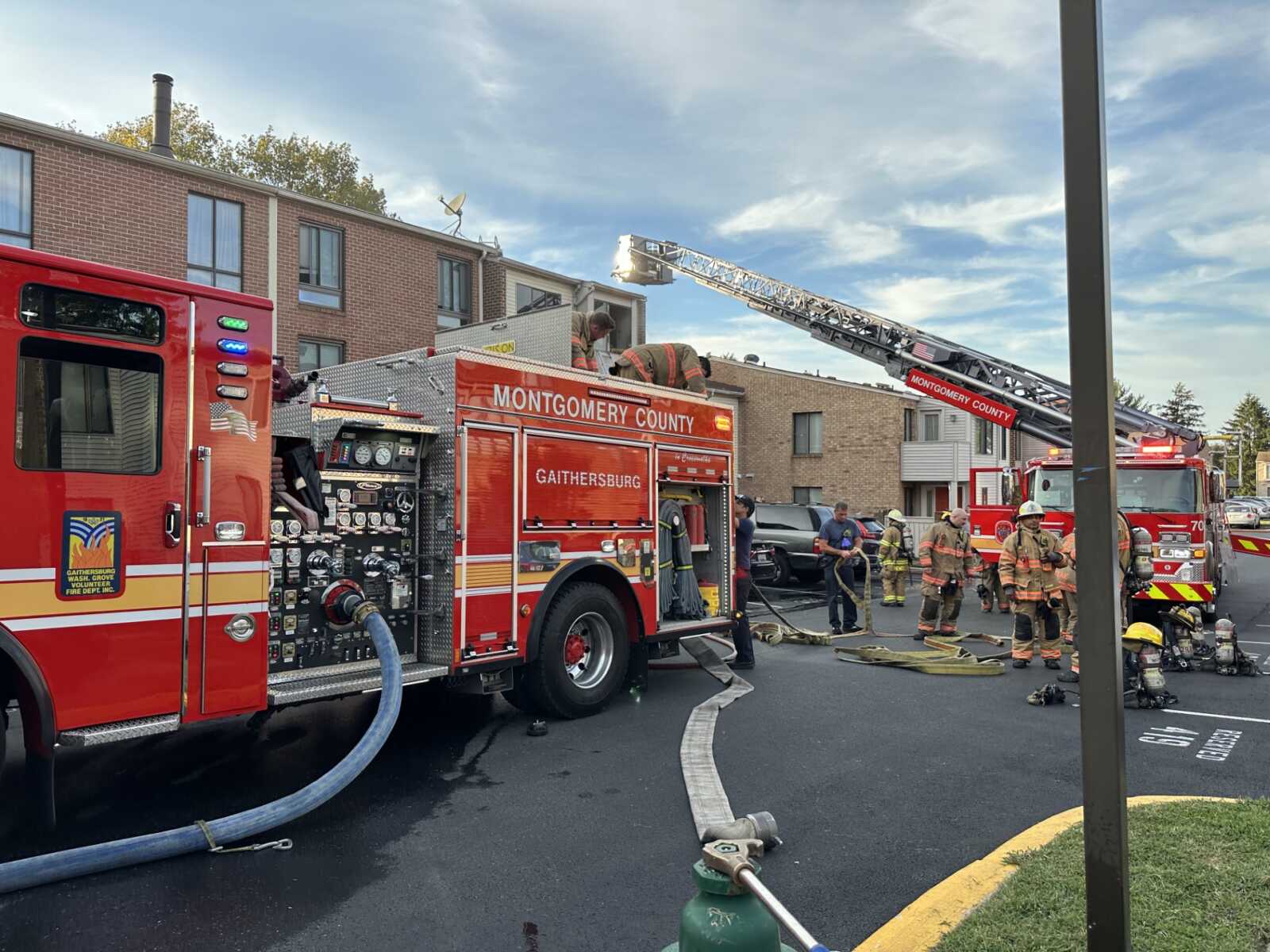 MCFRS Respond to House Fire in Montgomery Village Thursday Evening ...