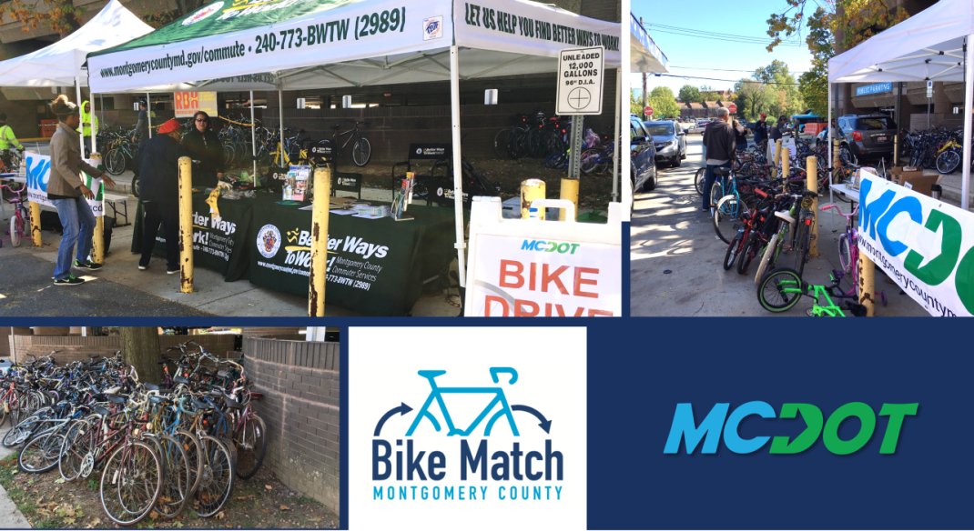 Montgomery County Bike Drive Collects Nearly 300 Bicycles - The MoCo Show