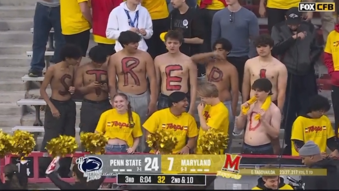 Maryland Fans Warn of Communicable Diseases During Loss to Penn State ...