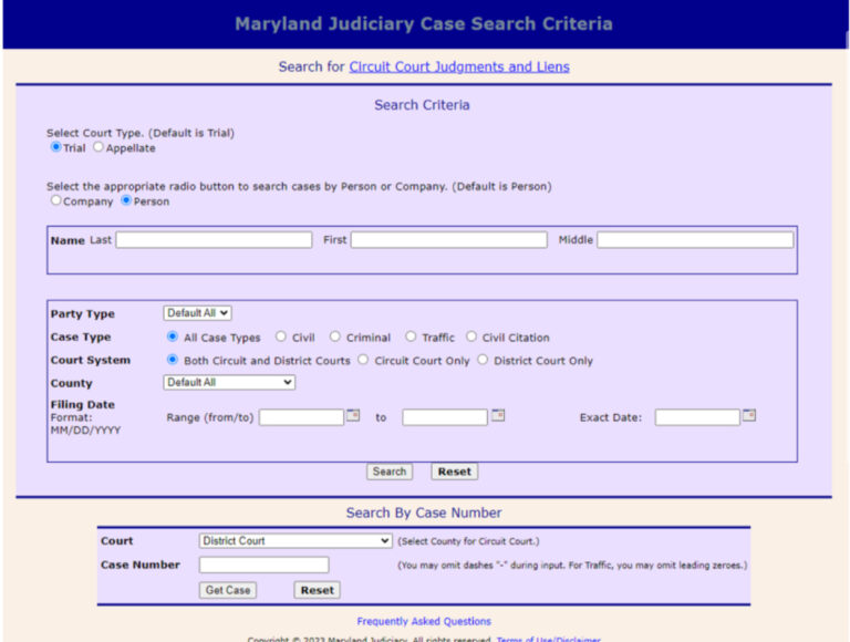 New MD Case Search Website Launches February 5 - The MoCo Show