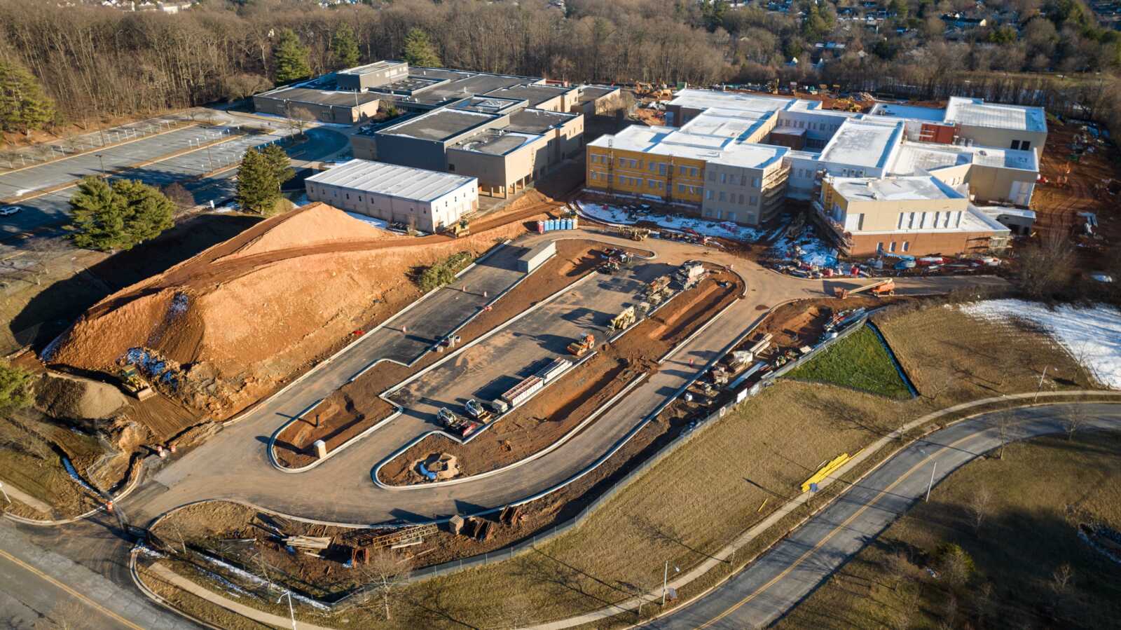 Construction of New Neelsville Middle School Progresses - The MoCo Show