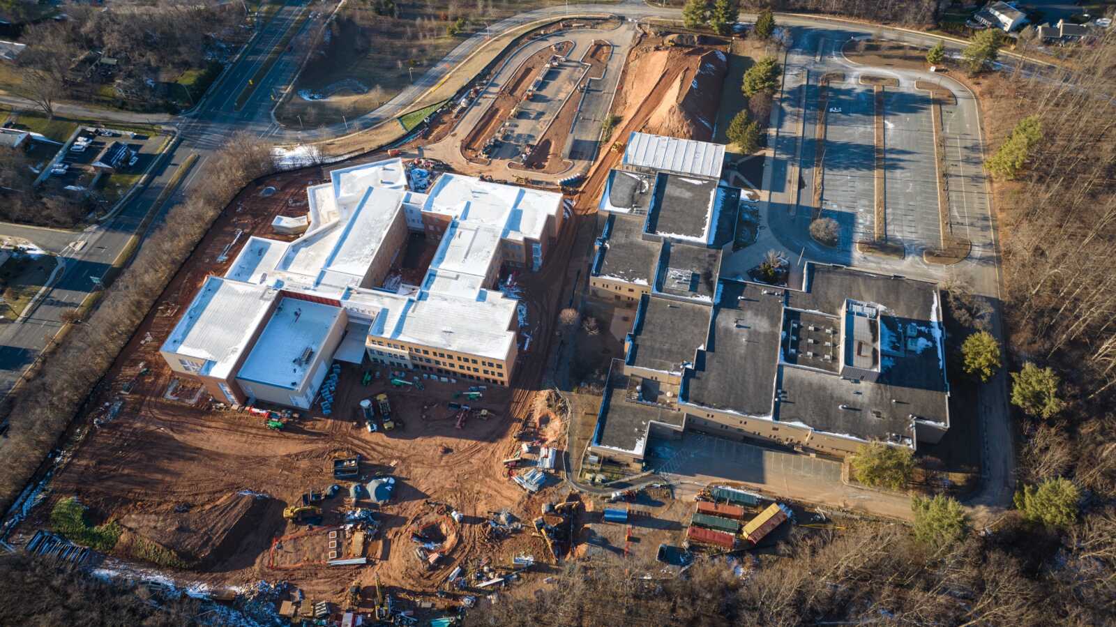 Construction of New Neelsville Middle School Progresses - The MoCo Show