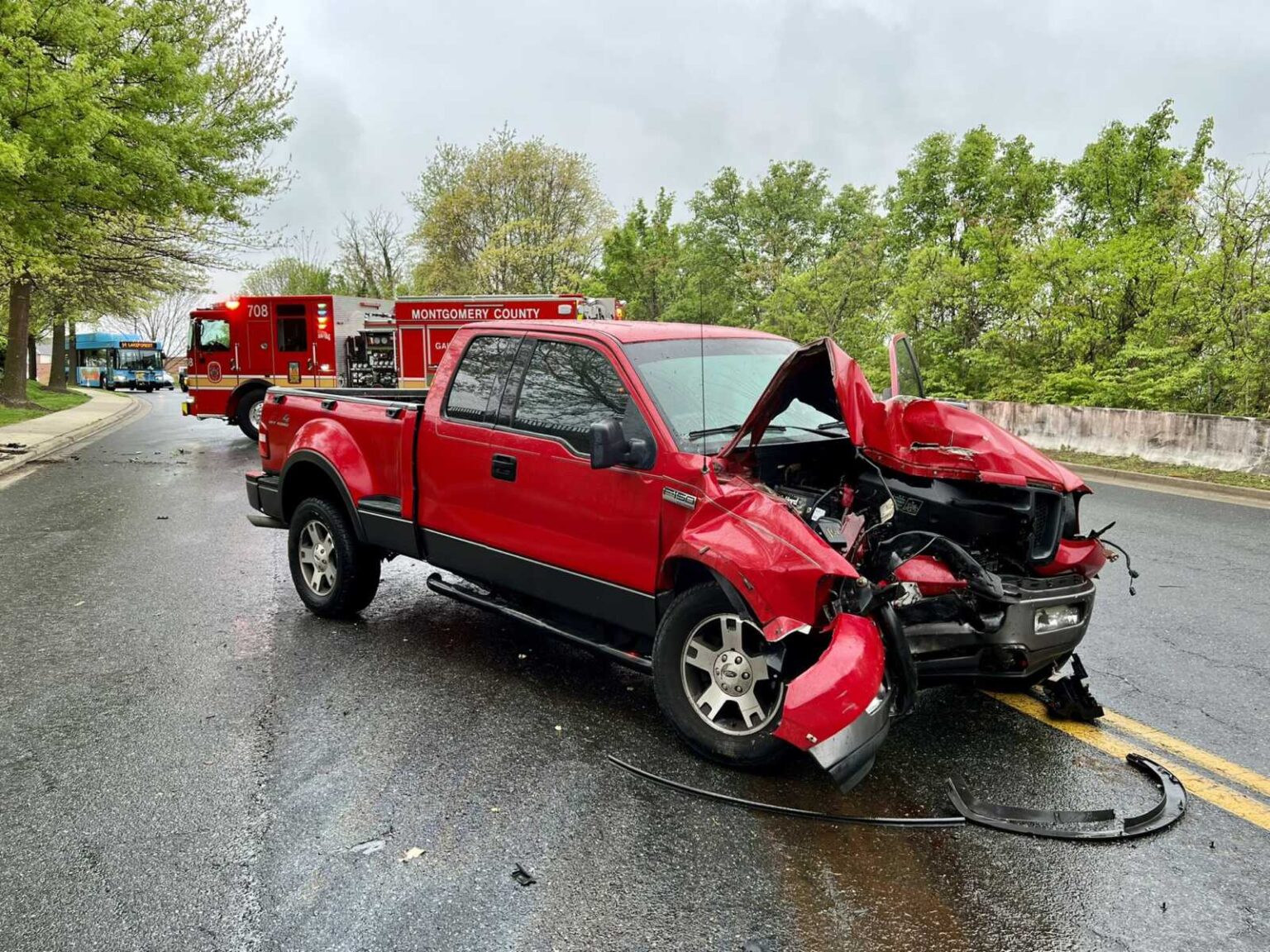 MCFRS Respond to Collision Friday in Gaithersburg - The MoCo Show