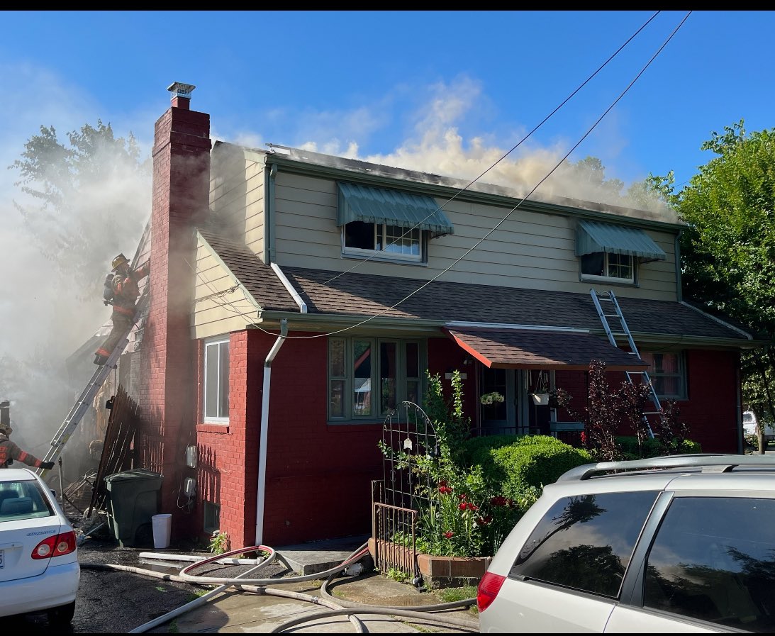 MCFRS Assist in Battling House Fire Monday Morning - The MoCo Show