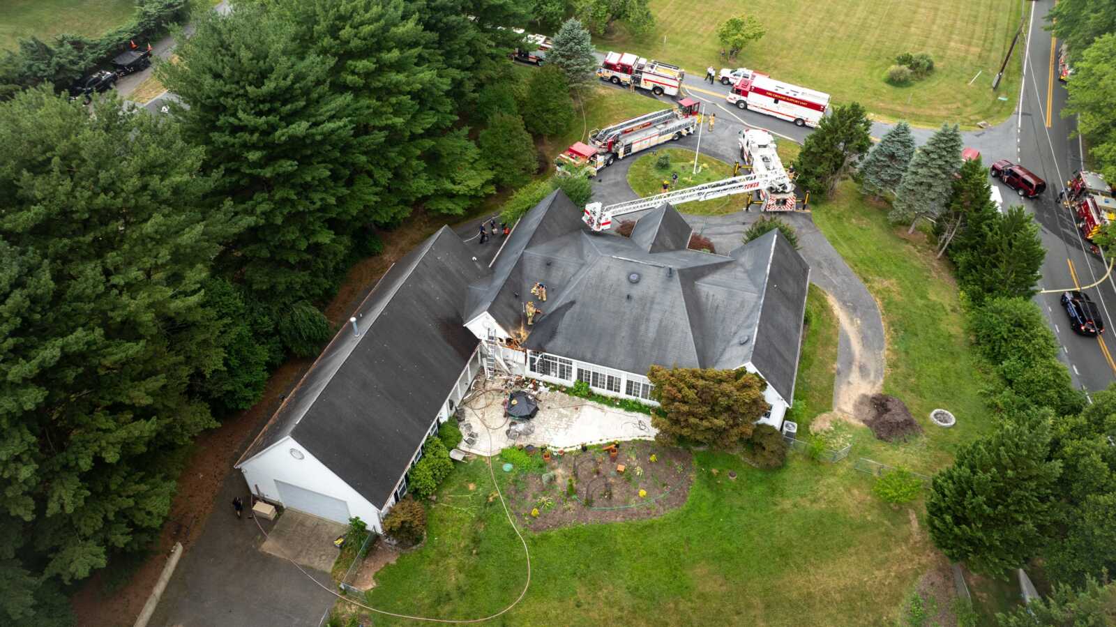MCFRS Assist in Battling House Fire in Howard County - The MoCo Show