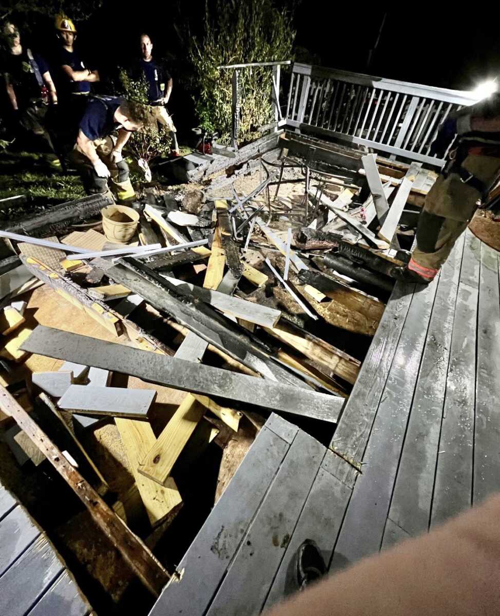 MCFRS Respond to Overnight Deck Fire in Rockville - The MoCo Show