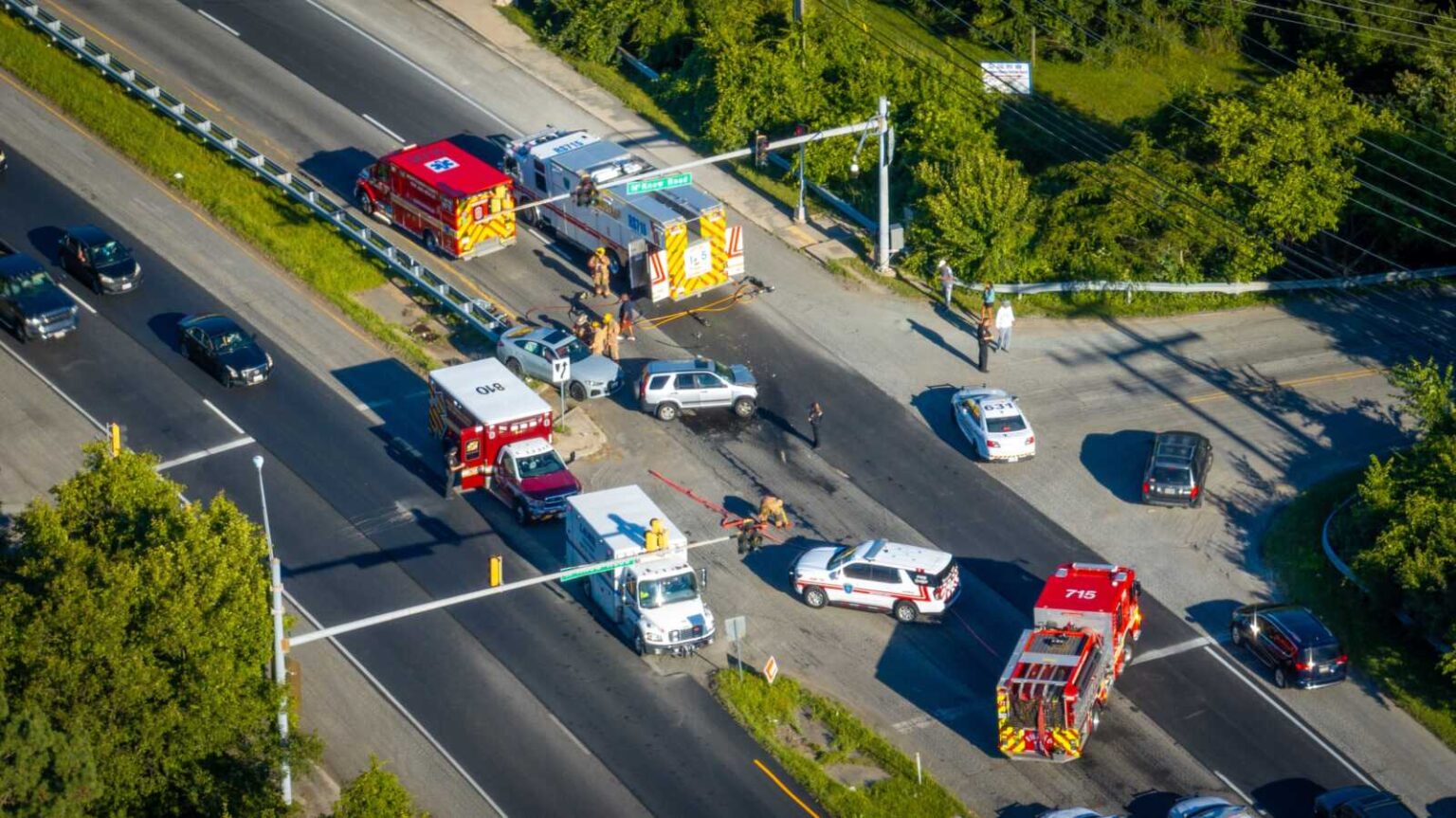 MCFRS Respond to Multi-Vehicle Crash With Multiple Patients Sunday ...