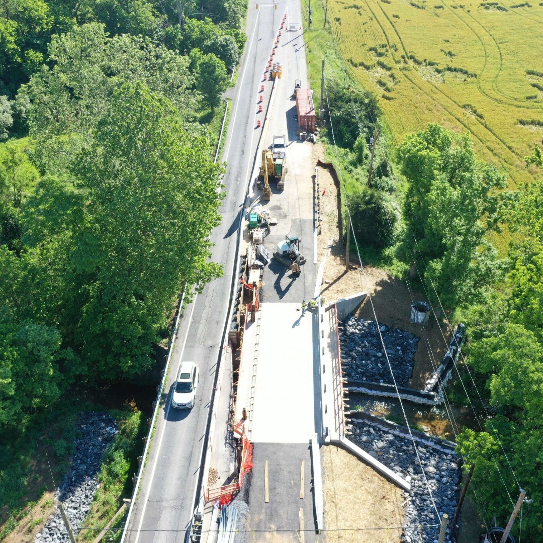 $5 Million Bridge Replacement is Halfway Complete in Frederick County ...