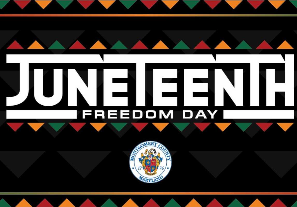 Montgomery County Holiday Schedule for 'Juneteenth' on Wednesday, June ...