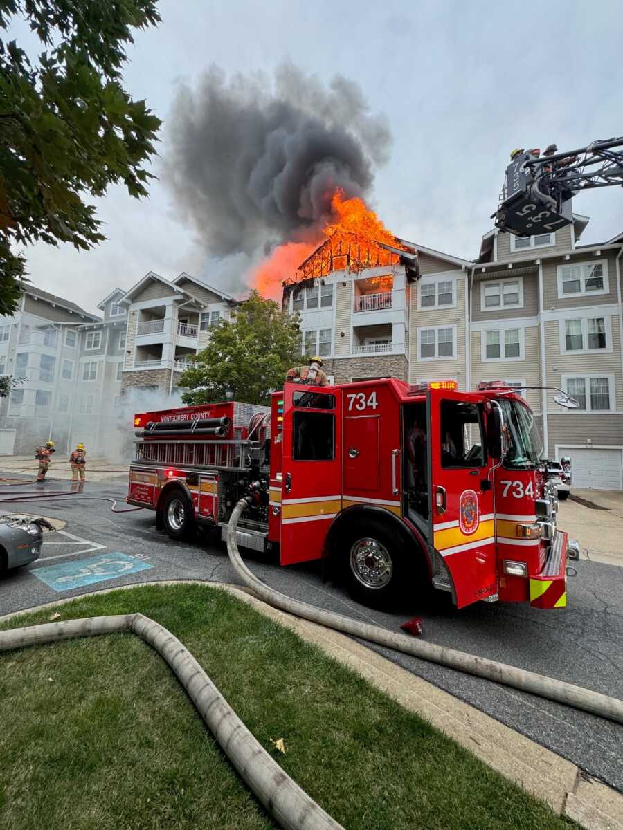 78 Fire Fighters Respond to Apartment Fire in Clarksburg; 43 Residents ...