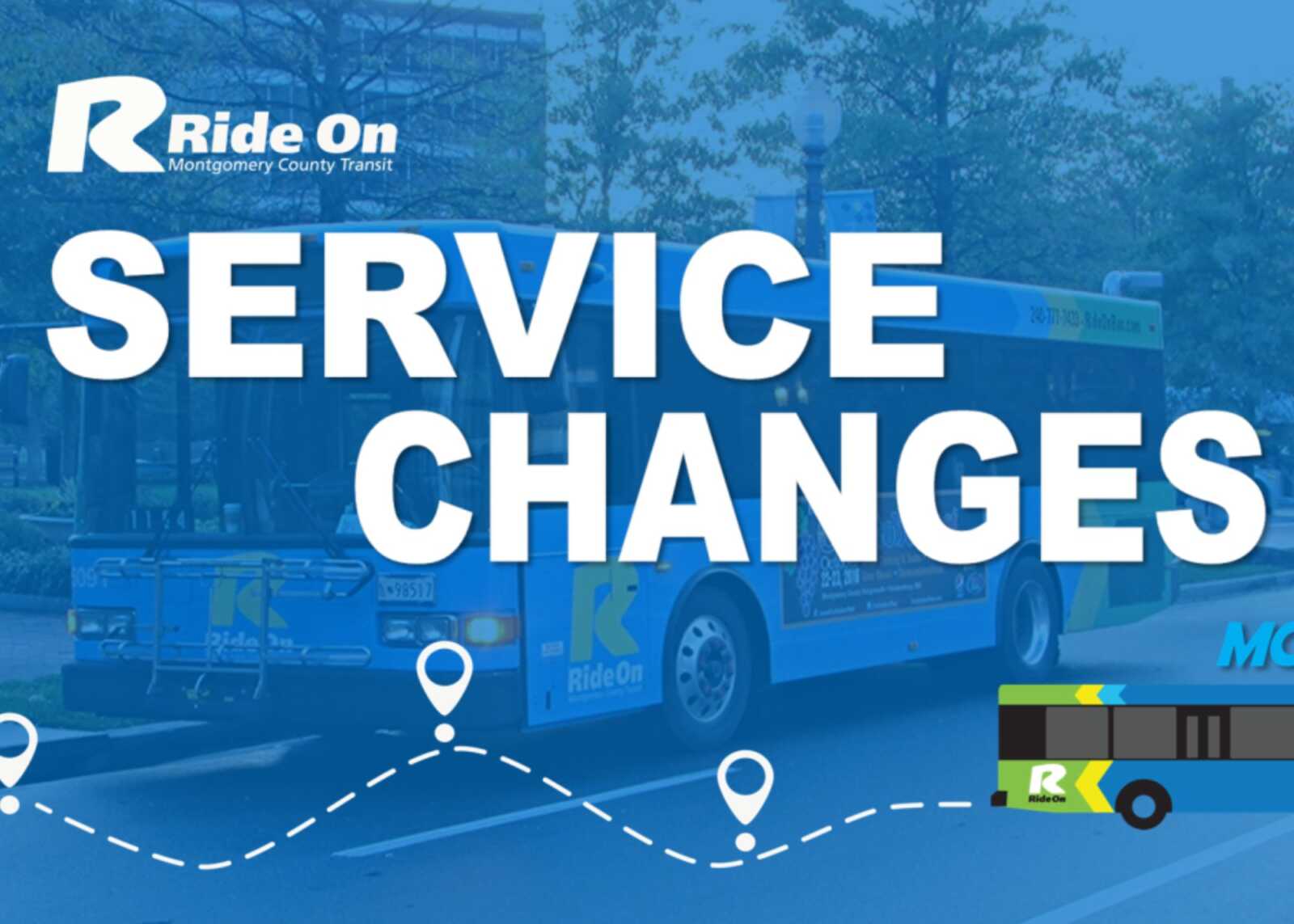 Ride On Bus Service Changes Begin September 8 - The MoCo Show