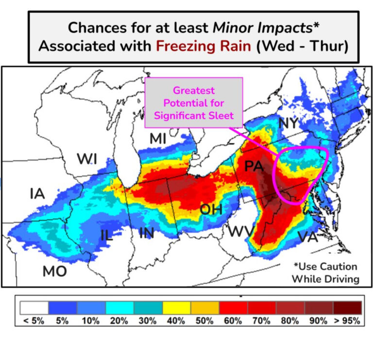 National Weather Service Issues Key Messages For Icy Mix Expected to ...
