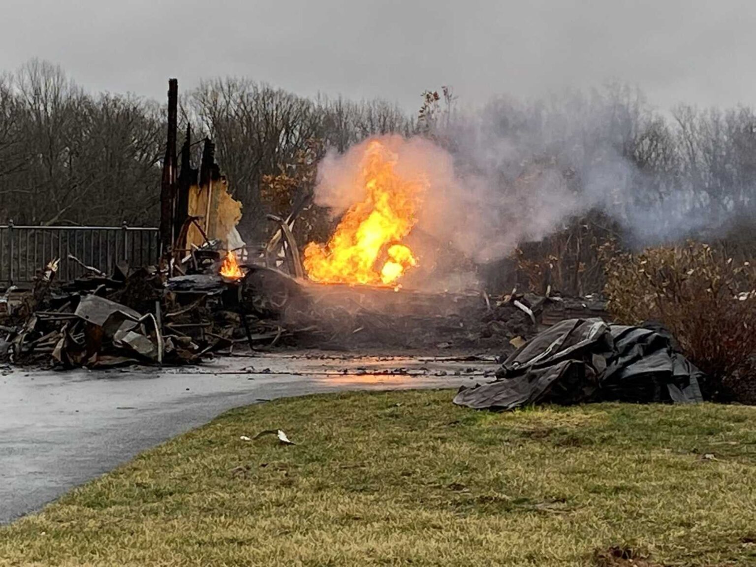 Tesla Battery in Thermal Runaway Ignites Fire During Demolition in ...