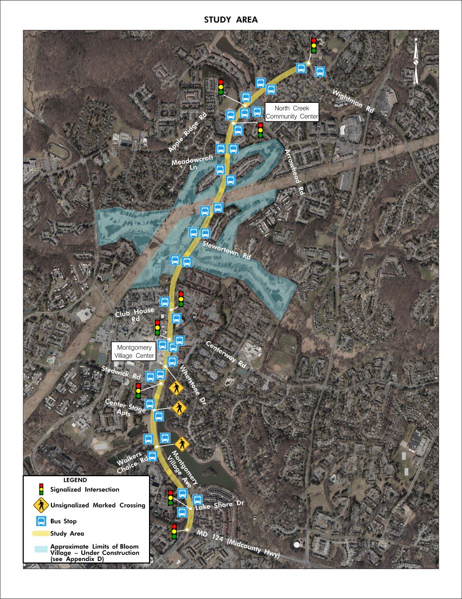 Public Meeting to be Held on Montgomery Village Avenue Pedestrian ...