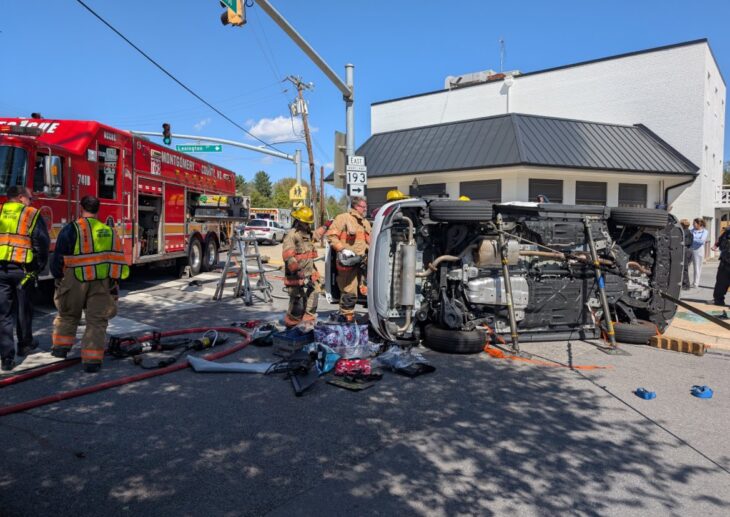 MCFRS Respond to Multi-Vehicle Collision Tuesday Afternoon - The MoCo Show
