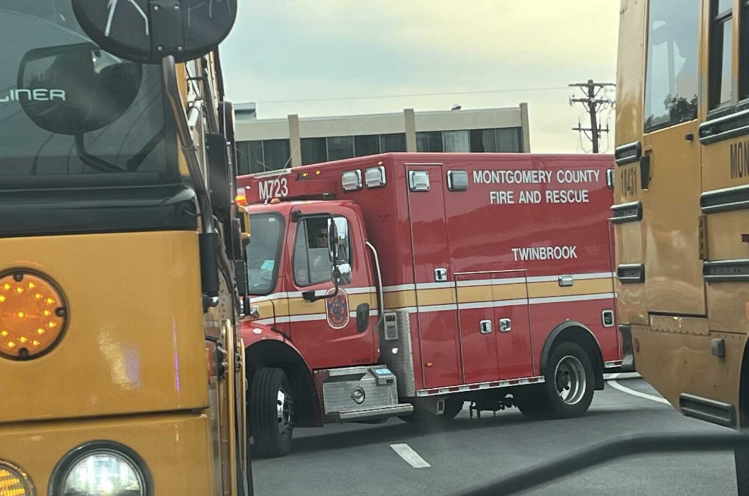 MCFRS Respond to Collision Involving Two School Buses; No Injuries ...