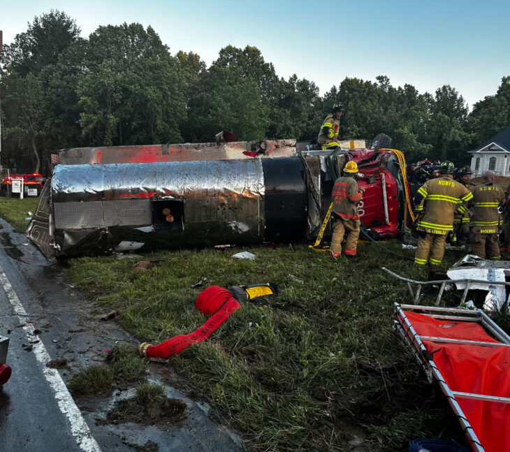 MCFRS Tanker Involved in Crash; Two Hospitalized - The MoCo Show