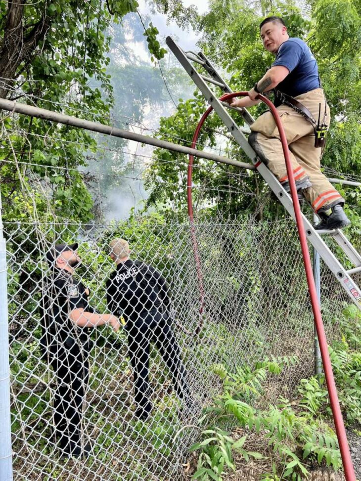 MCFRS Respond to Encampment Fire Near I-270 in Gaithersburg - The MoCo Show