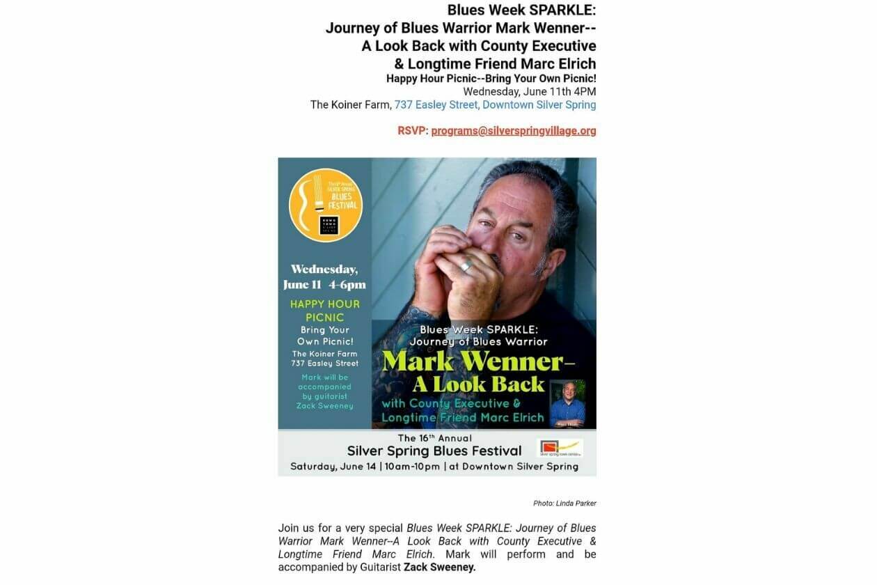 Blues Week SPARKLE: Journey of Blues Warrior Mark Wenner-A Look Back w ...