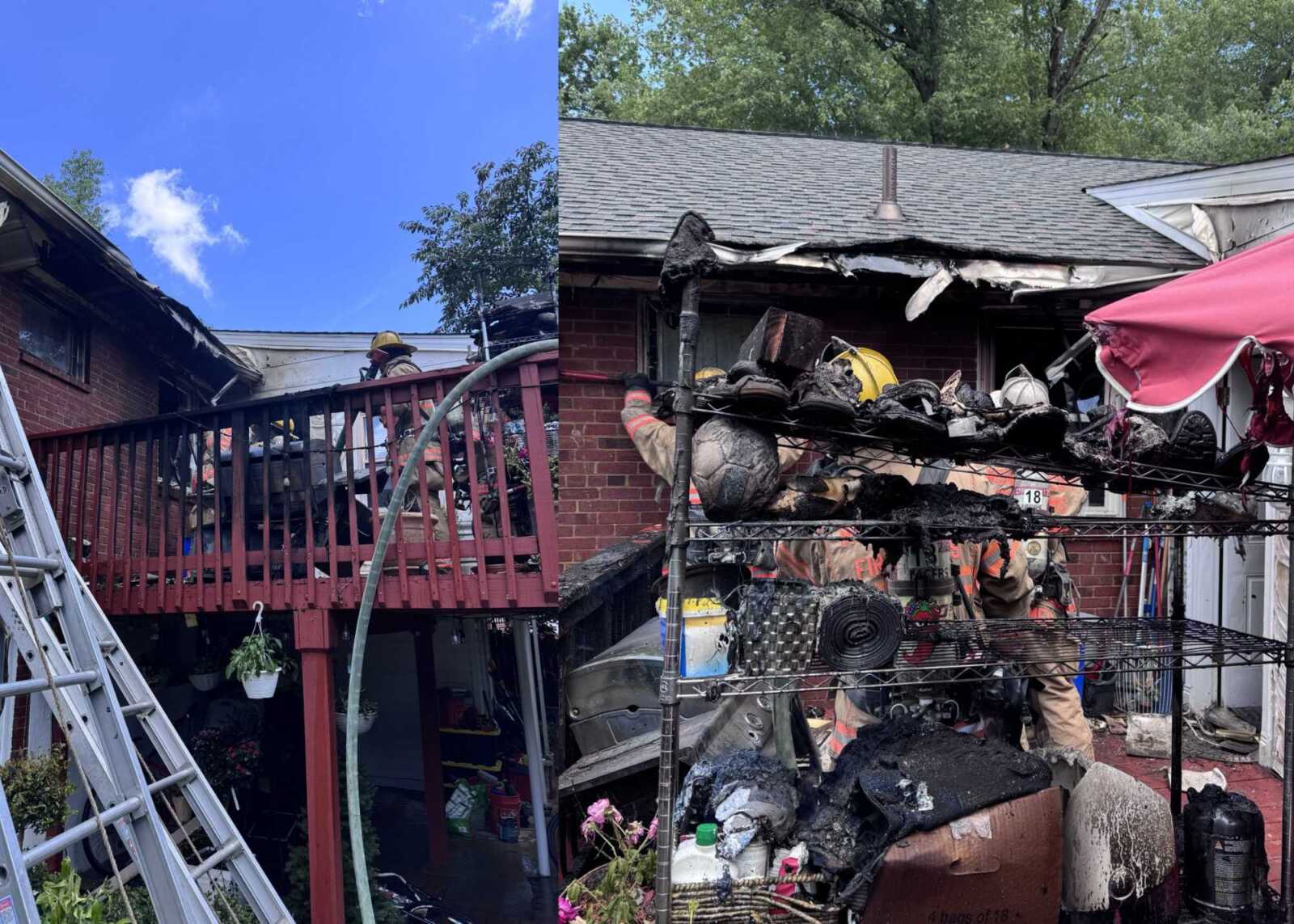 Deck Fire Sends One to Hospital - The MoCo Show