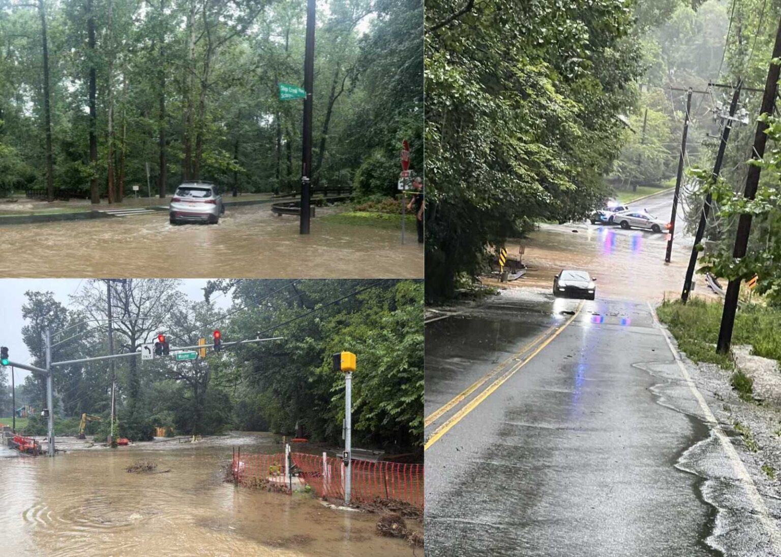 Multiple Water Rescues Across Montgomery County During Flash Flooding ...