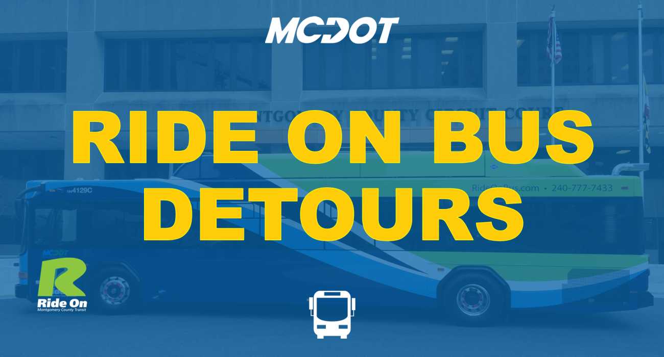 Construction Impacts Ride On Service in Silver Spring Through August ...