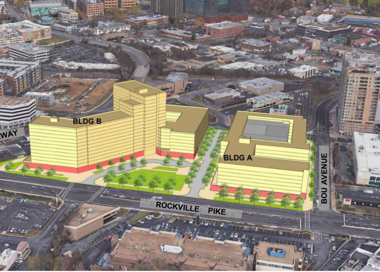 Two New Buildings with Up To 780 Units Proposed For Pike Center in ...