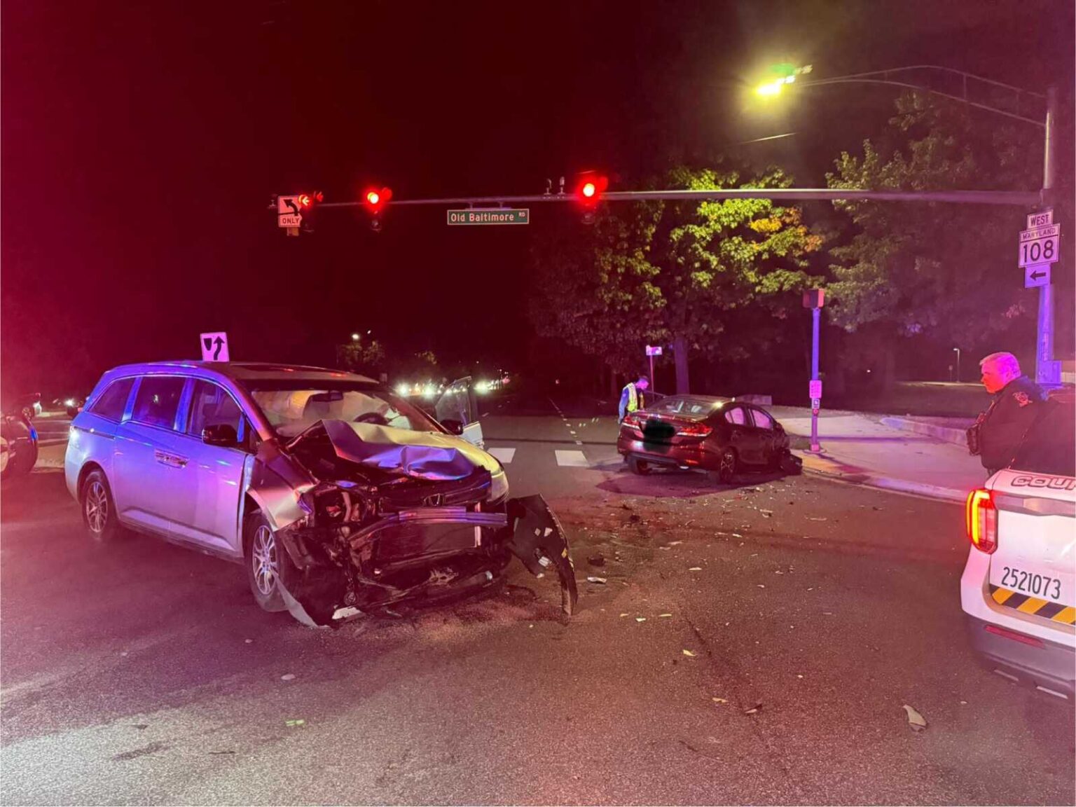Sandy Spring Volunteer Fire Department Responds to Two-Vehicle ...