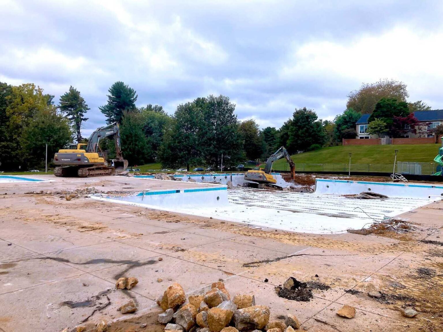 Major Renovation Underway at Stedwick Pool and Bathhouse; New, Upgraded ...