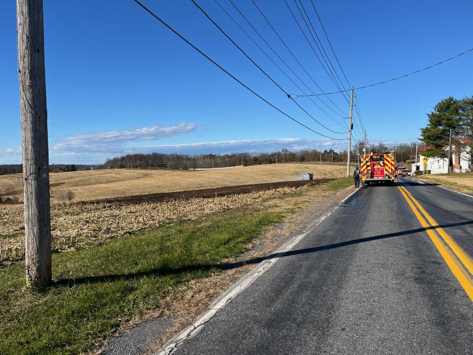 High Winds Fuel Damascus Brush Fire as Red Flag Warning Issued Across ...