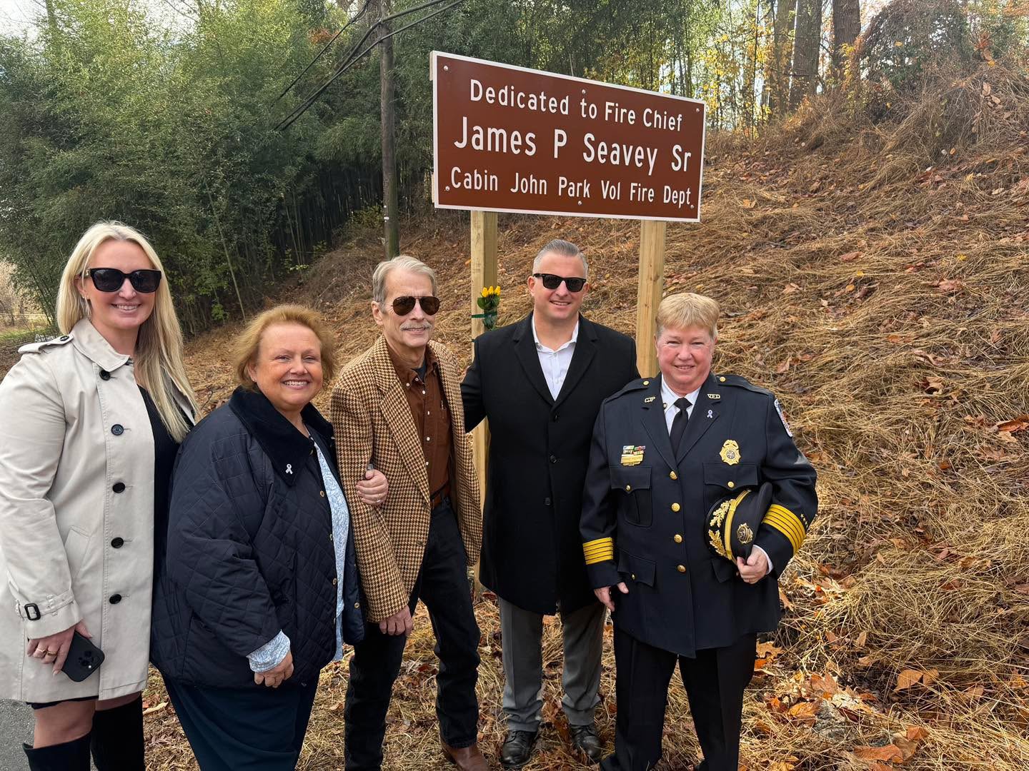State of Maryland Dedicates Portion of River Road to Former Cabin John ...