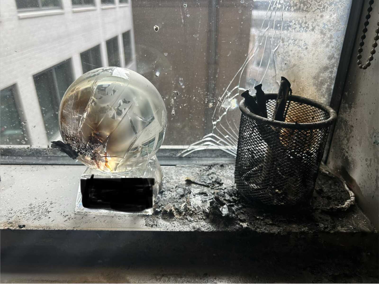 Magnified Sunlight Through Snow Globe Causes Office Fire - The MoCo Show
