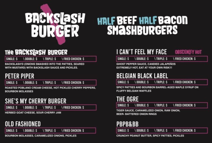 Popular Maryland Burger Concept Fifty Fifty Evolves Into Backslash ...