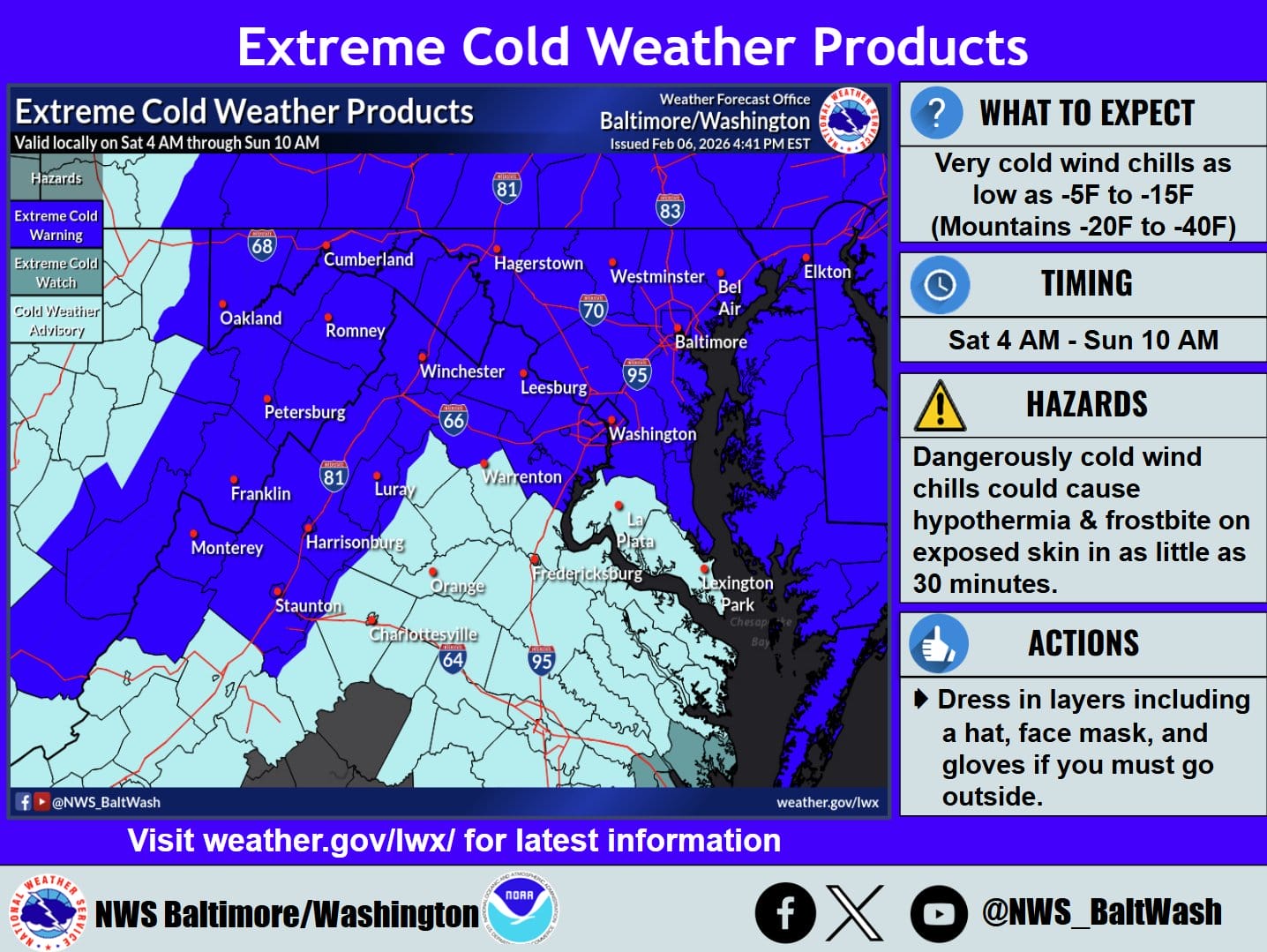 Life-Threatening Cold and 60 mph Wind Gusts Expected This Weekend in ...