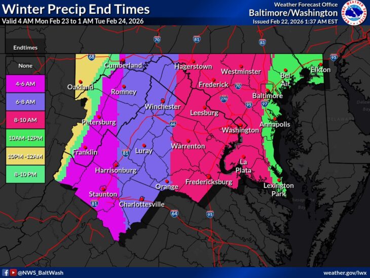 NWS Raises Snow Totals Across Maryland and Northern Virginia - The MoCo ...