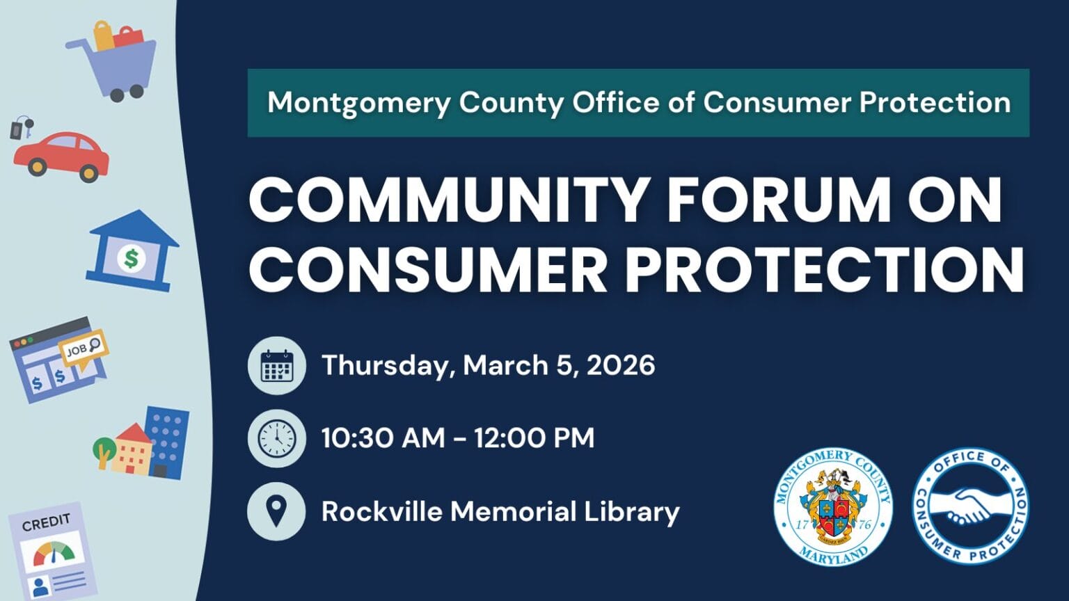 Montgomery County to Host Community Consumer Protection Forum in ...