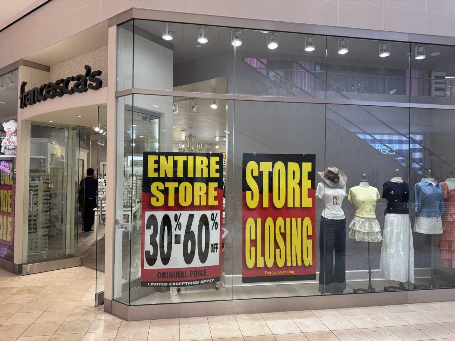 Francesca’s Marks Down Inventory 30 to 60 Percent as Store Prepares to ...