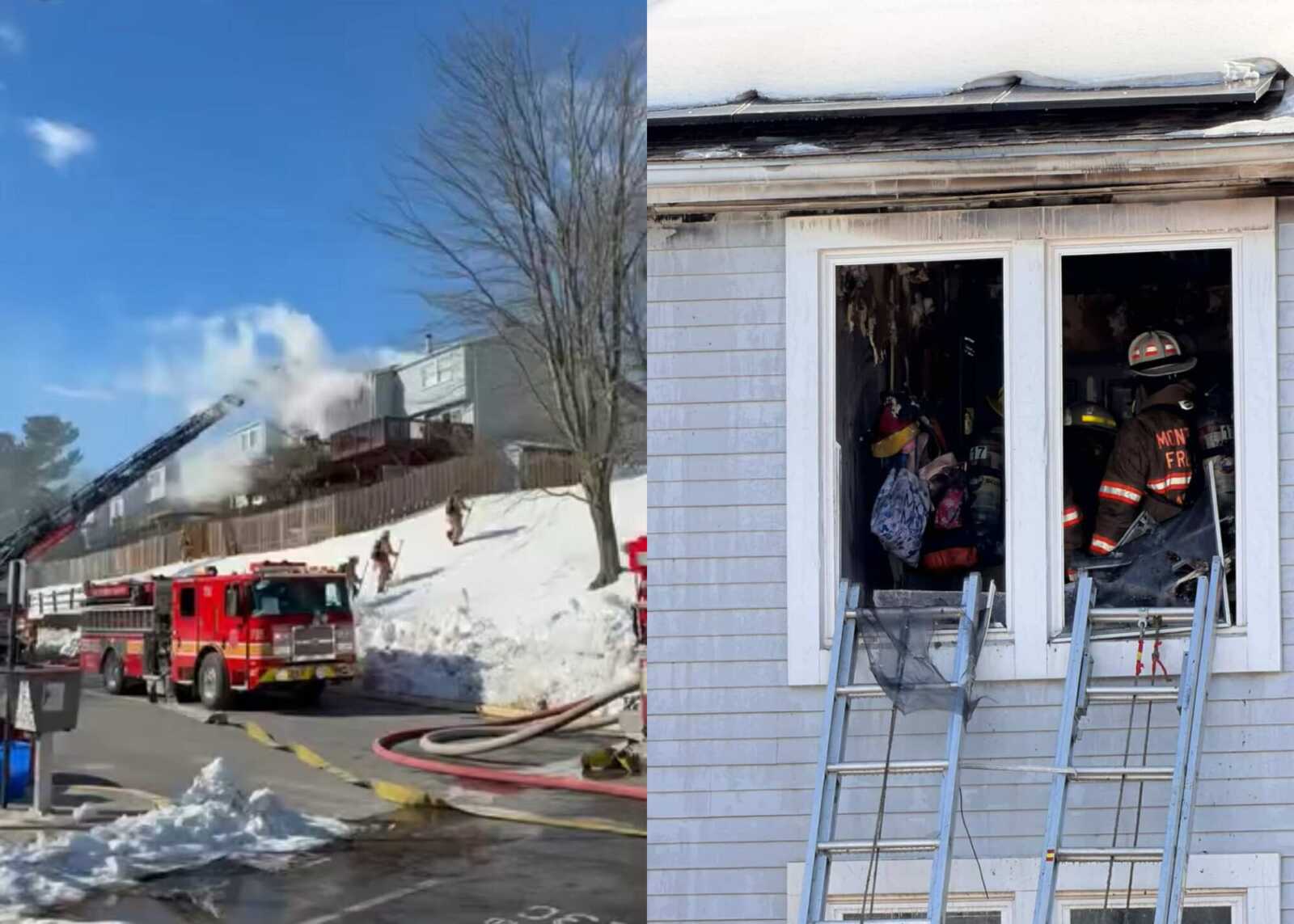 One Injured, Family Displaced in Townhouse Fire - The MoCo Show