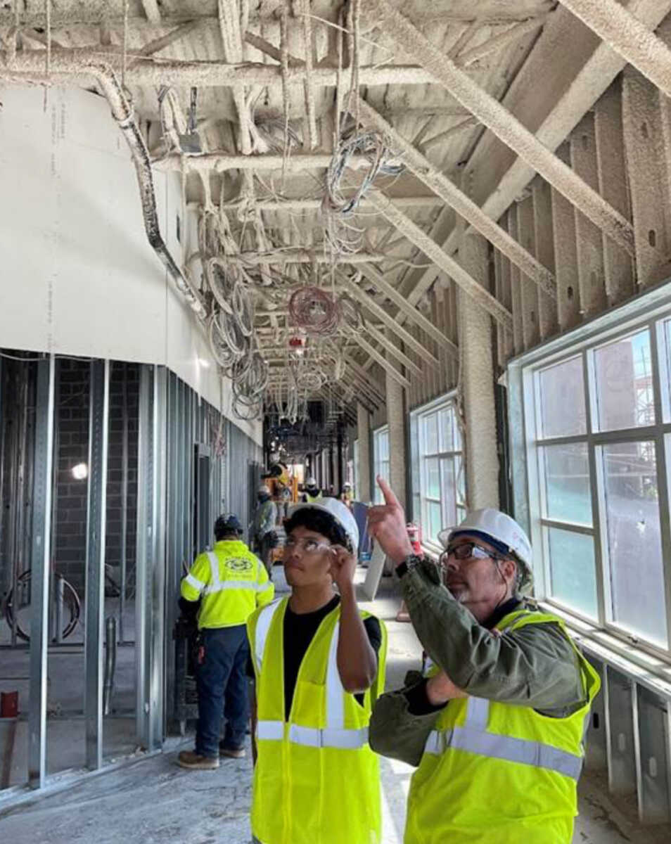 Construction Trades Students Visit Northwood High School Project for ...